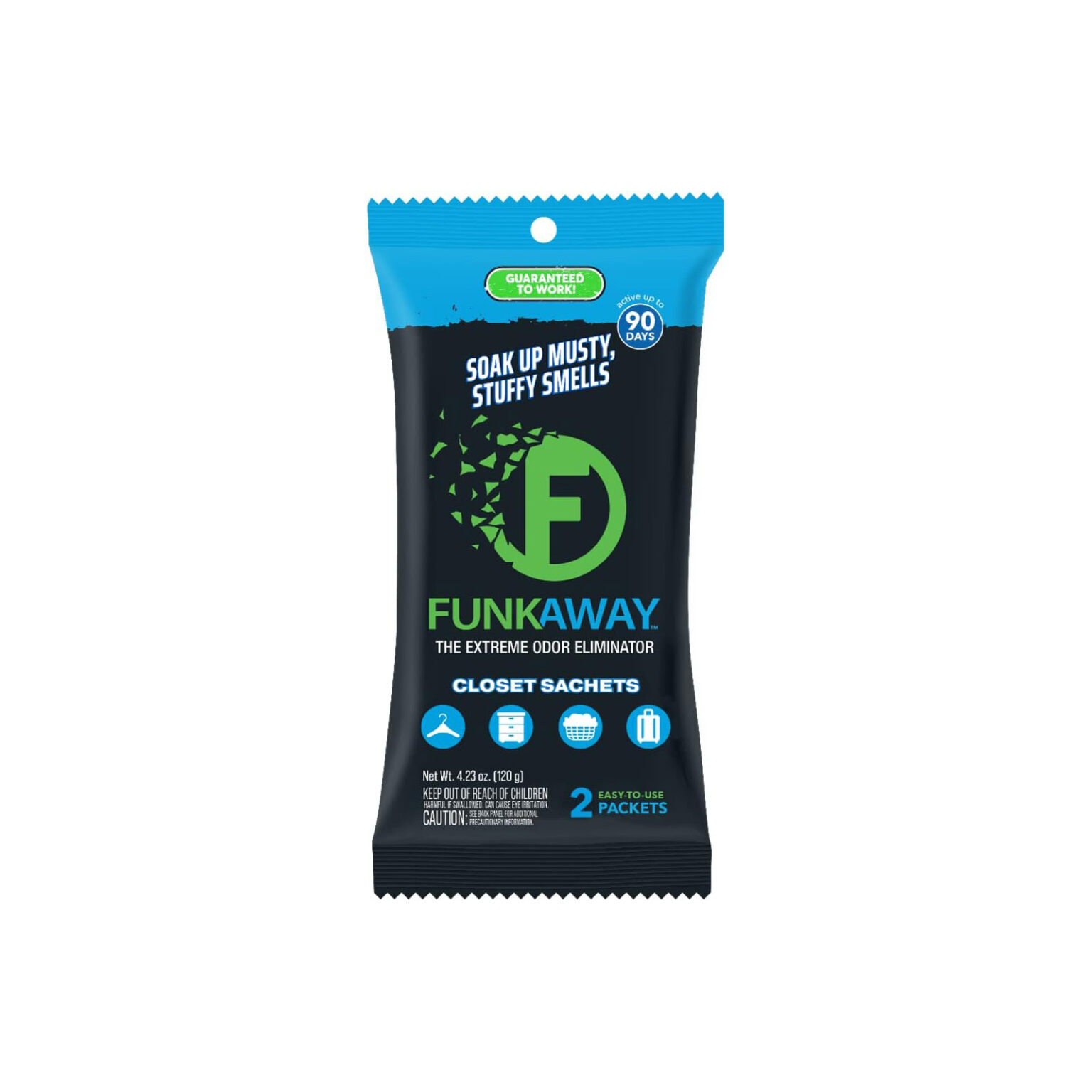 Closet Sachet - FUNKAWAY Extreme Odor Eliminator